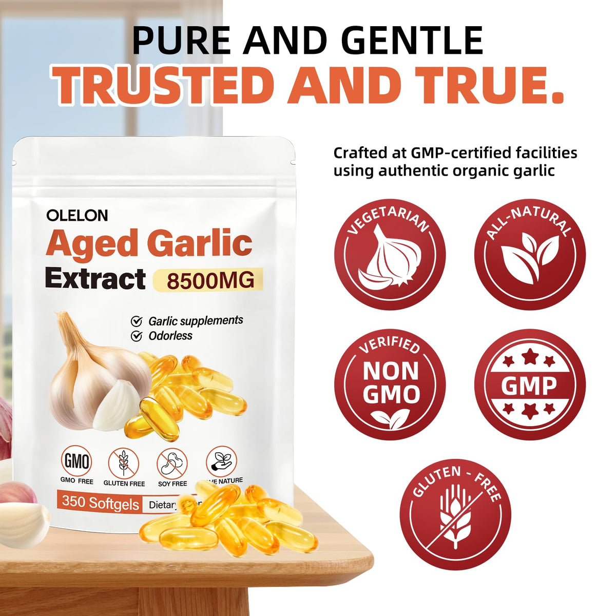 OLELON garlic for cholesterol management