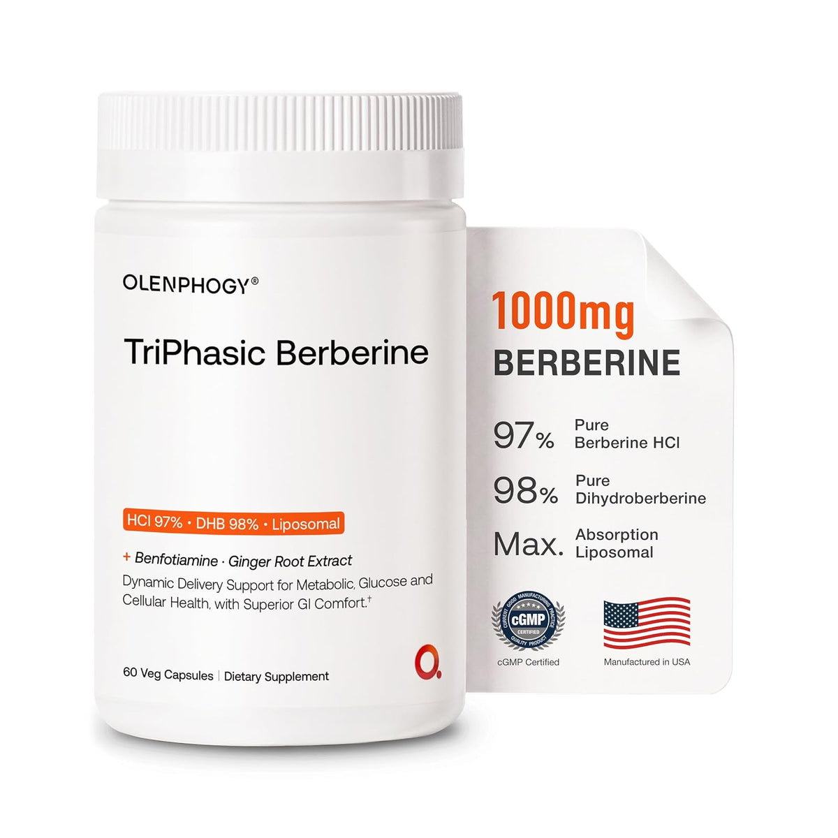Olenphogy Berberine 1000 mg capsules