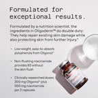 Oligoderm capsules for radiant skin