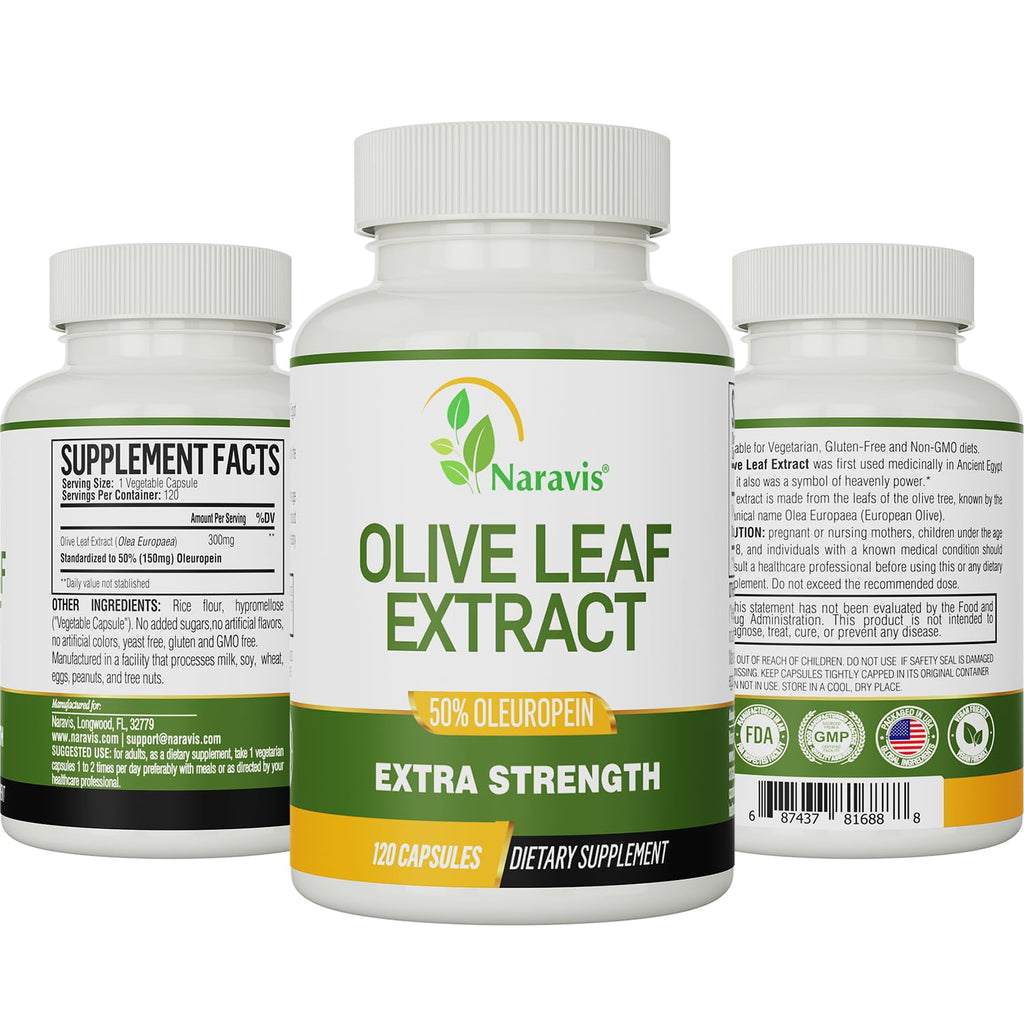 olive leaf capsules for holistic health