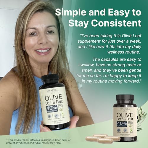 olive leaf capsules for overall vitality