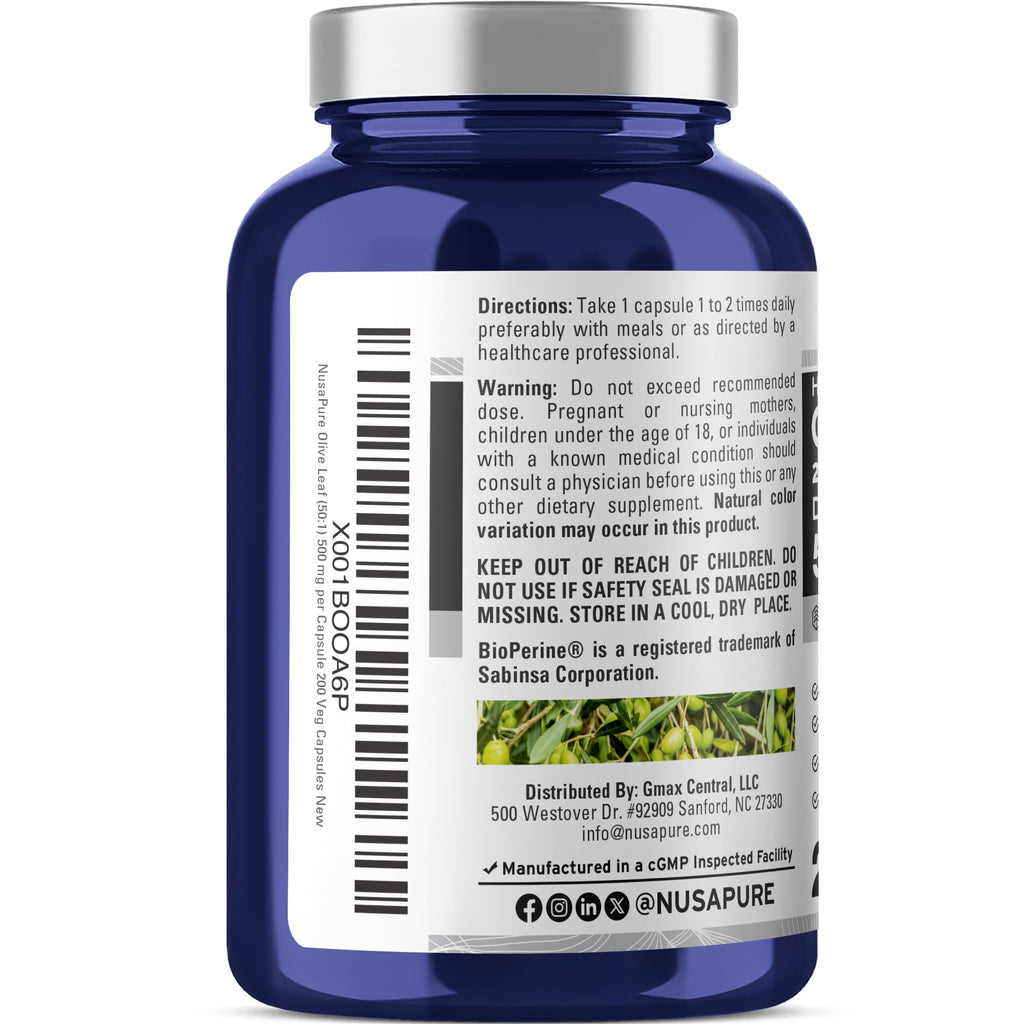 Olive leaf extract for immune support