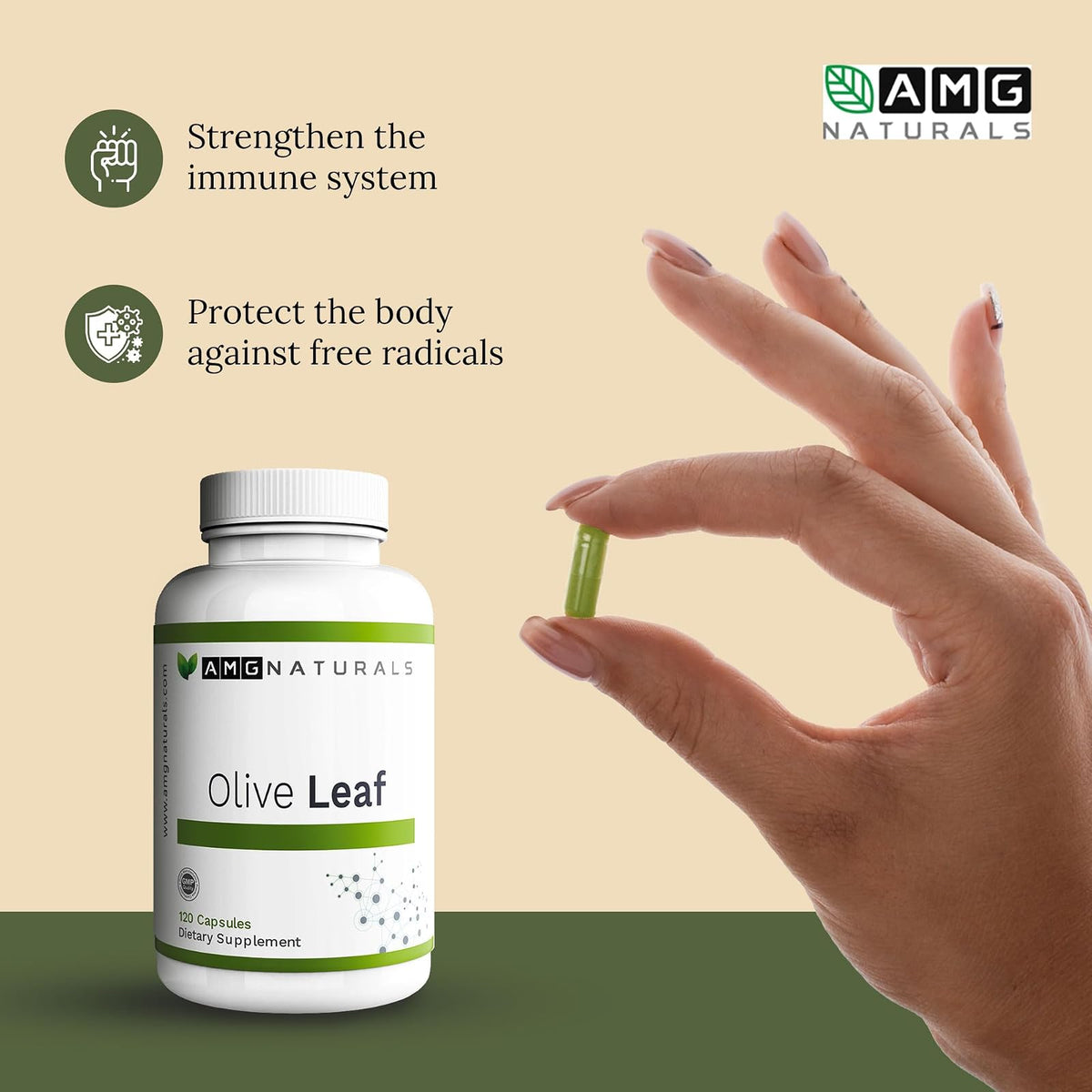 Olive leaf for heart health support