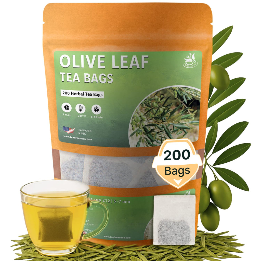 olive leaf herbal tea bags
