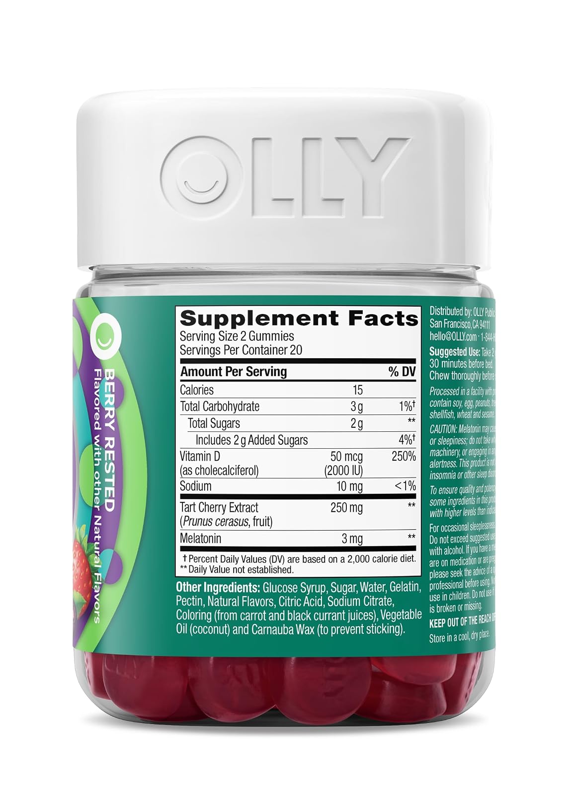 OLLY 40 Count Gummies for better sleep health