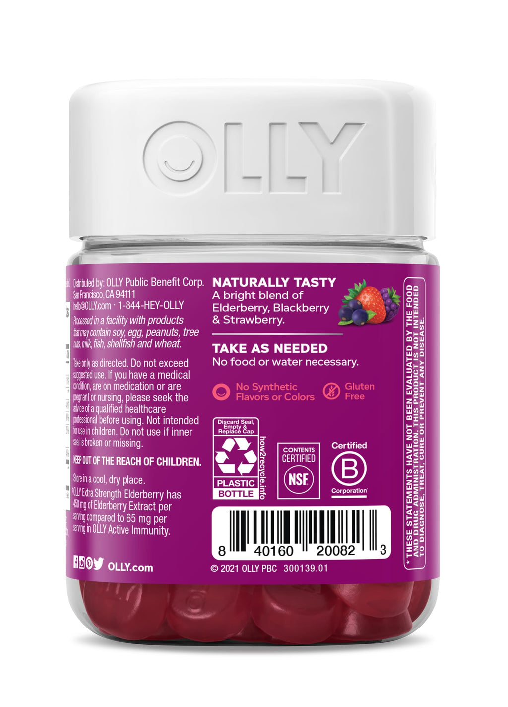 OLLY elderberry gummies for everyday health
