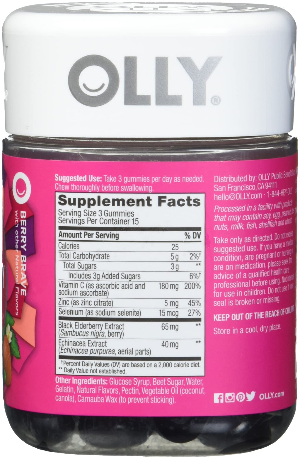 Olly elderberry gummies for kids