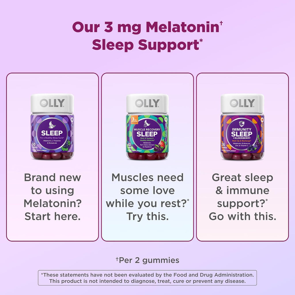 OLLY elderberry sleep aid for adults