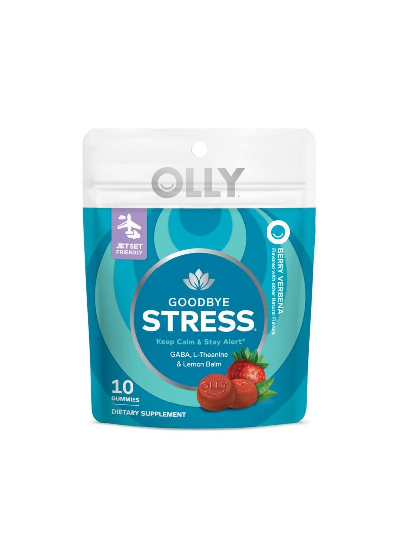 OLLY Goodbye Stress trial size supplements