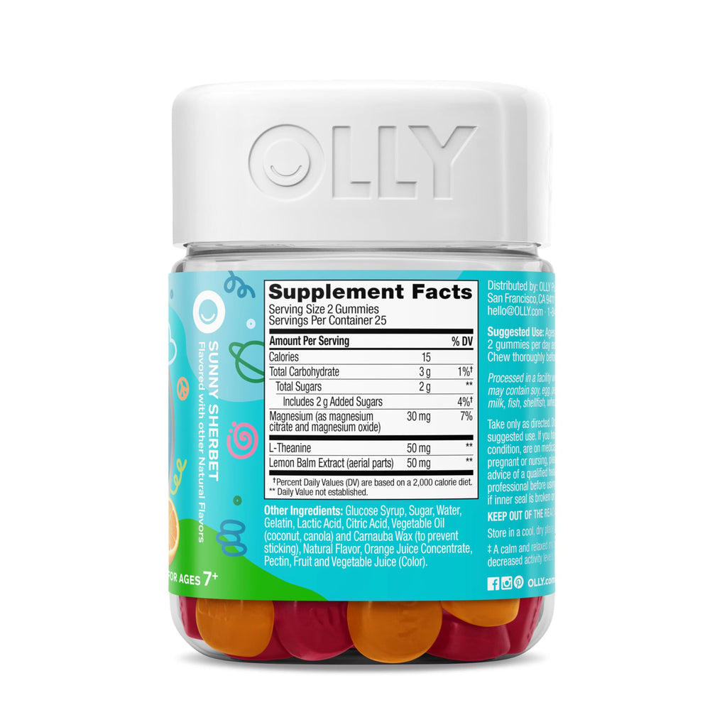 OLLY Kids Chillax vitamin for relaxation