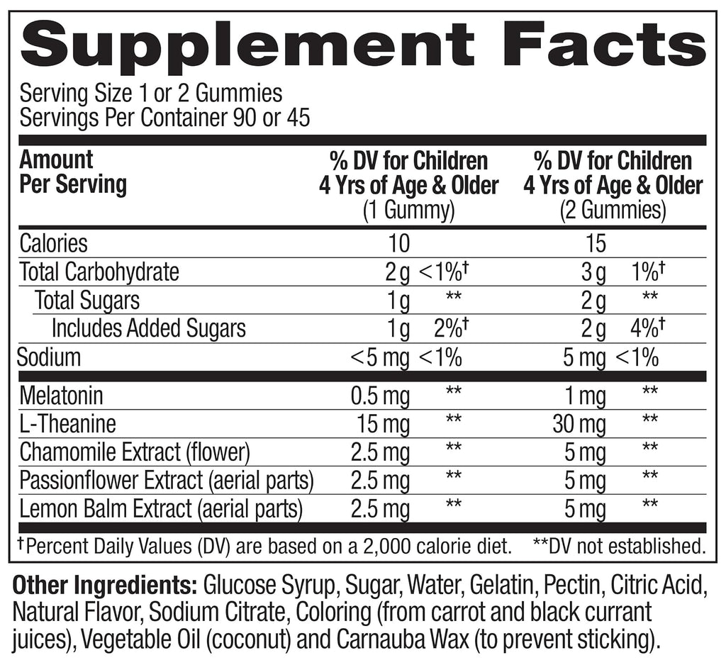 OLLY kids gummies promote relaxation