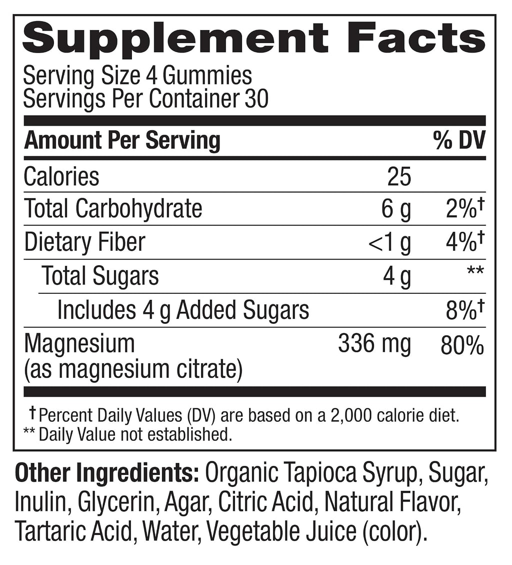 OLLY magnesium gummies for daily wellness