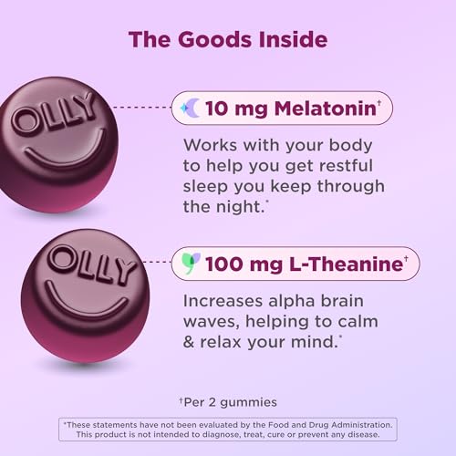 OLLY melatonin 10mg for relaxation