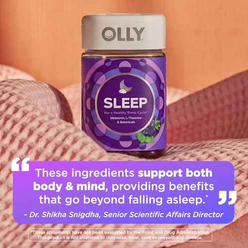 OLLY melatonin 3 mg for better sleep