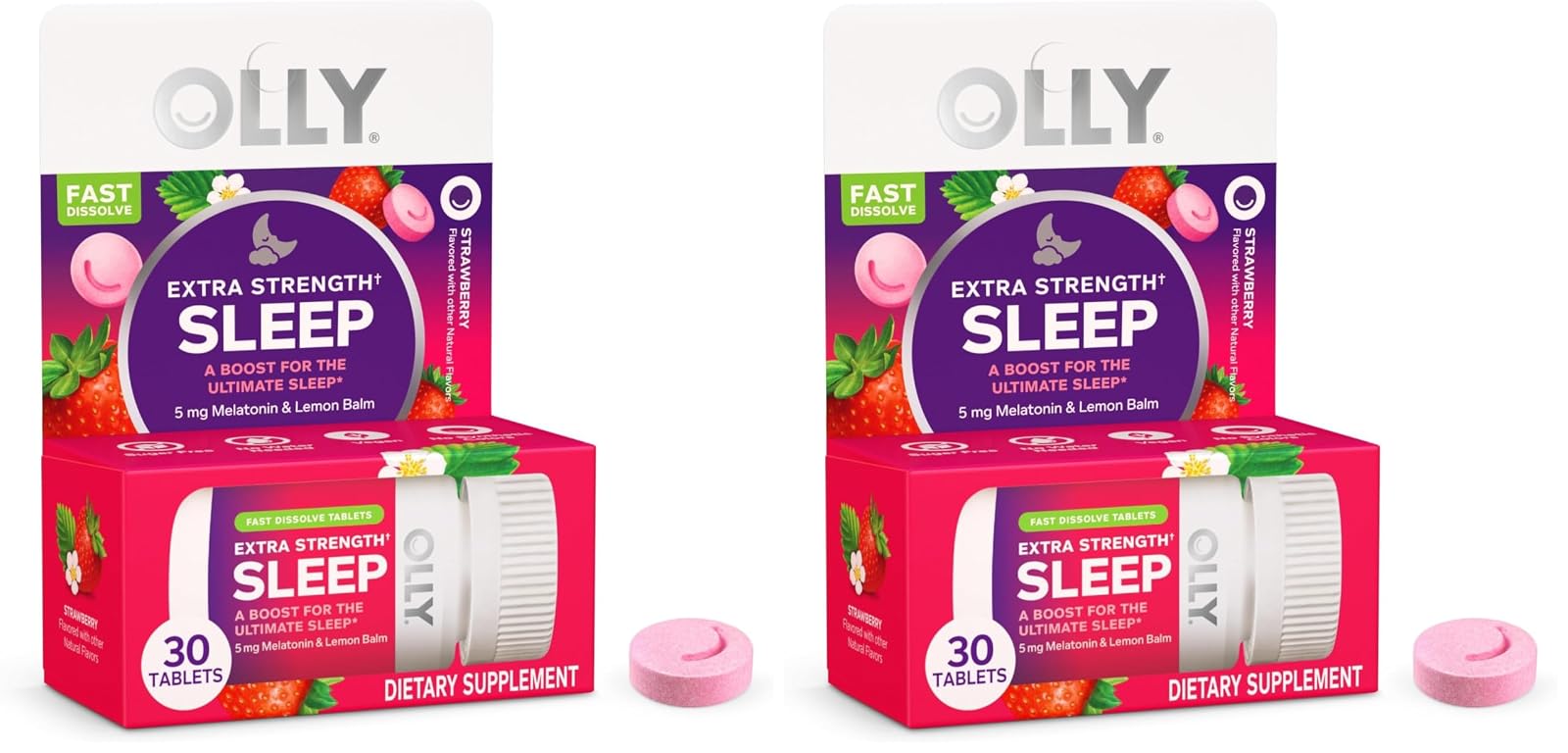 OLLY melatonin fast dissolve tablets
