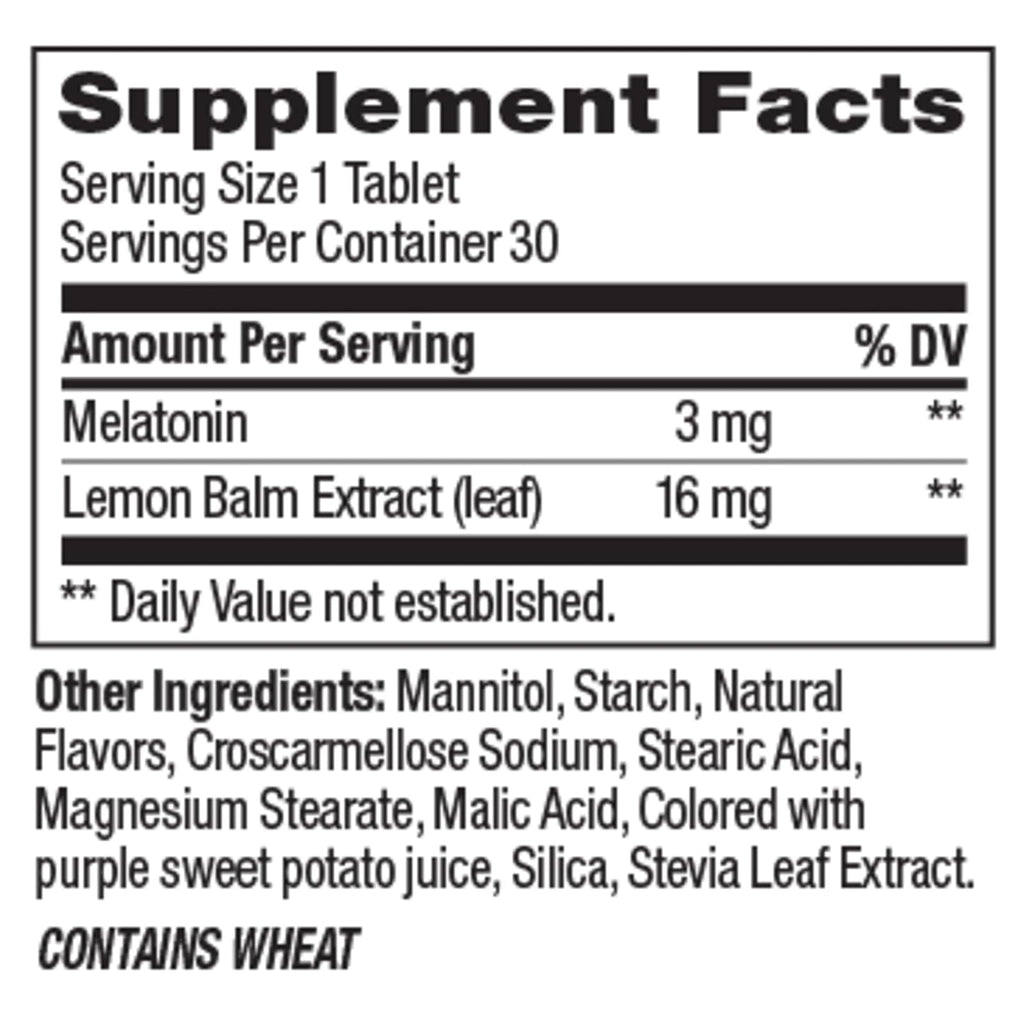 OLLY melatonin for improved sleep quality