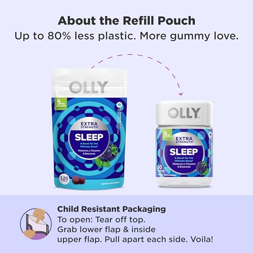 OLLY melatonin for improved sleep quality