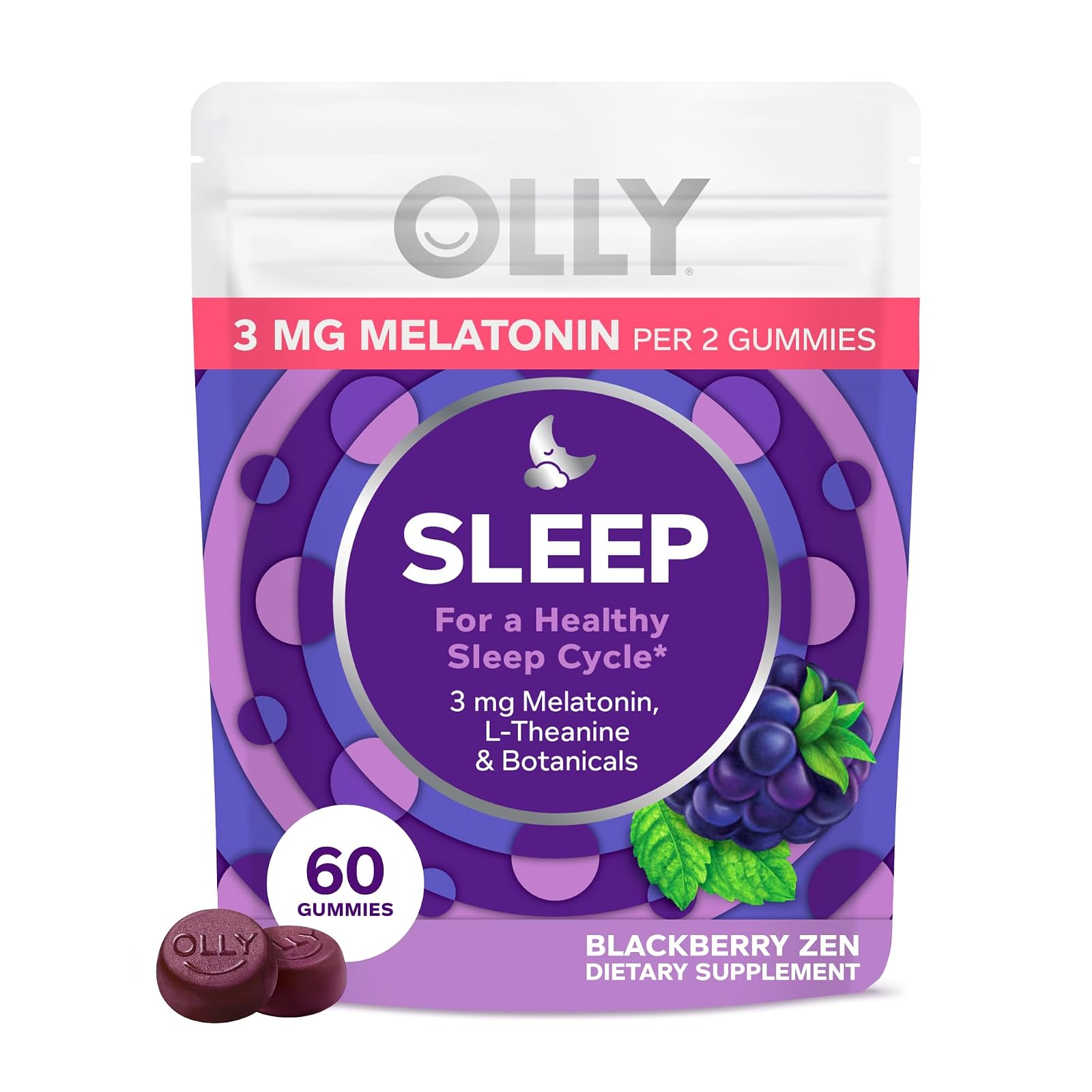 OLLY melatonin gummies for restful sleep