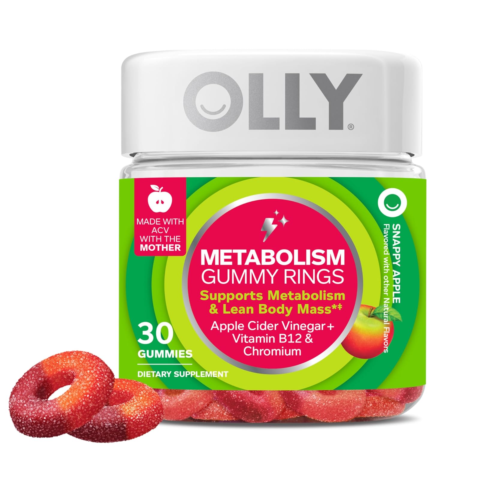 OLLY metabolism gummy rings ACV