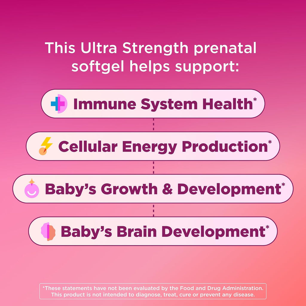 OLLY multivitamin softgels for pregnancy support