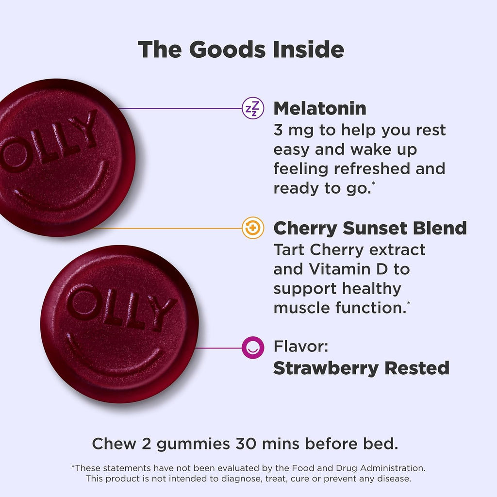 OLLY Muscle Recovery Gummies for post-workout relaxation