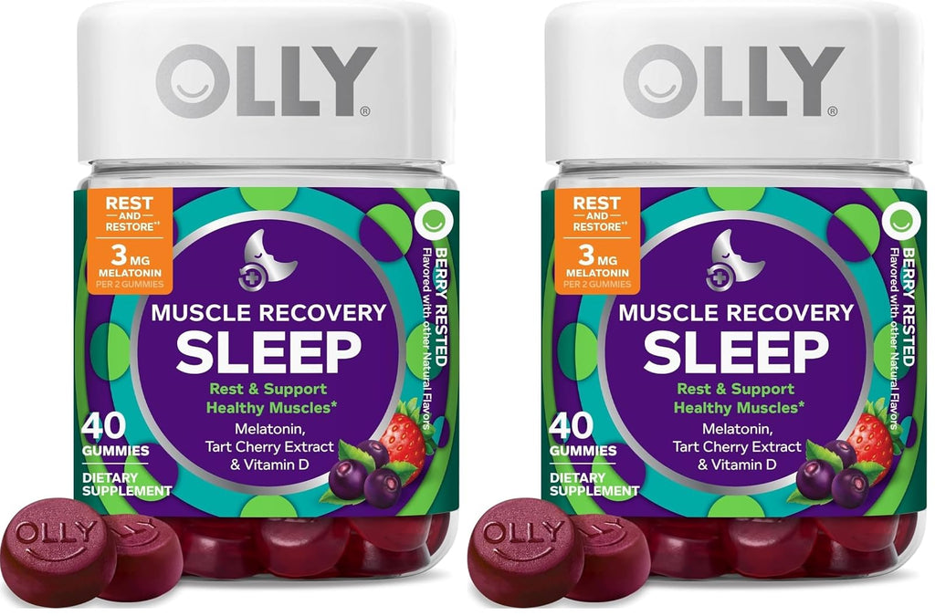 OLLY Muscle Recovery Sleep Gummies for restful nights