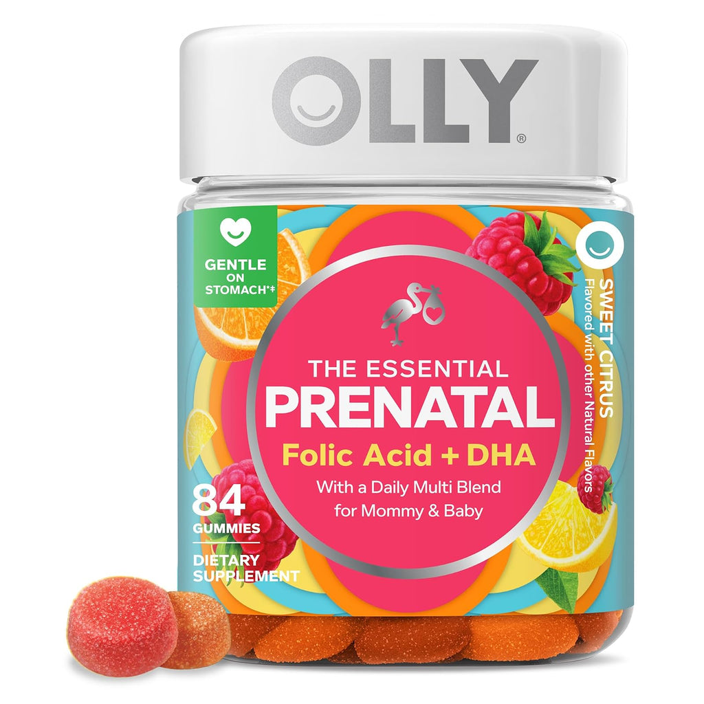 OLLY prenatal multivitamin gummy benefits