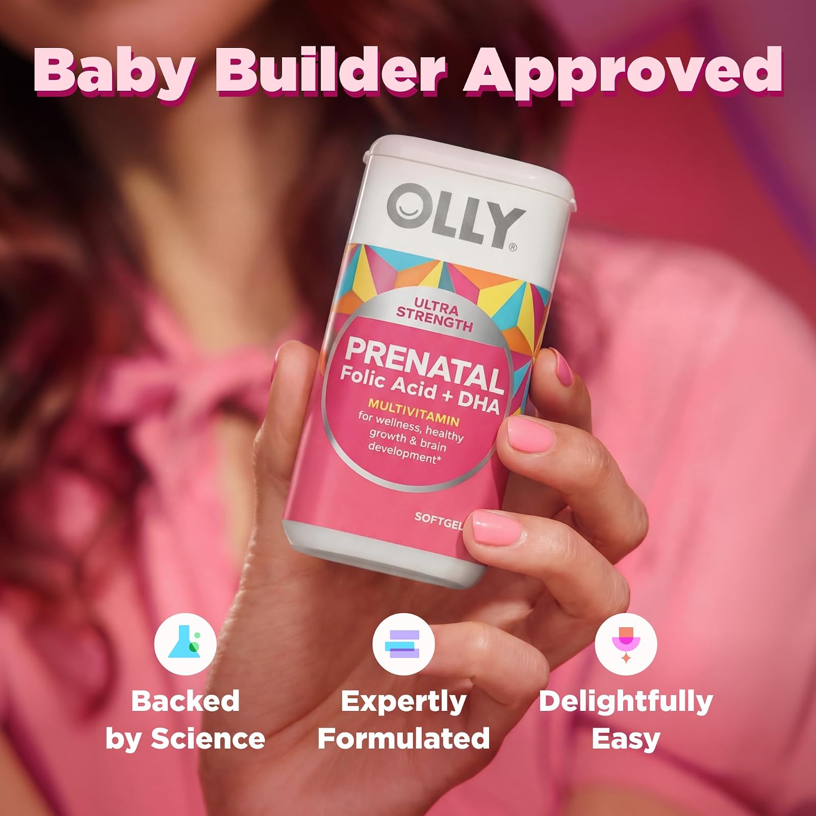 OLLY prenatal softgels for optimal nutrition