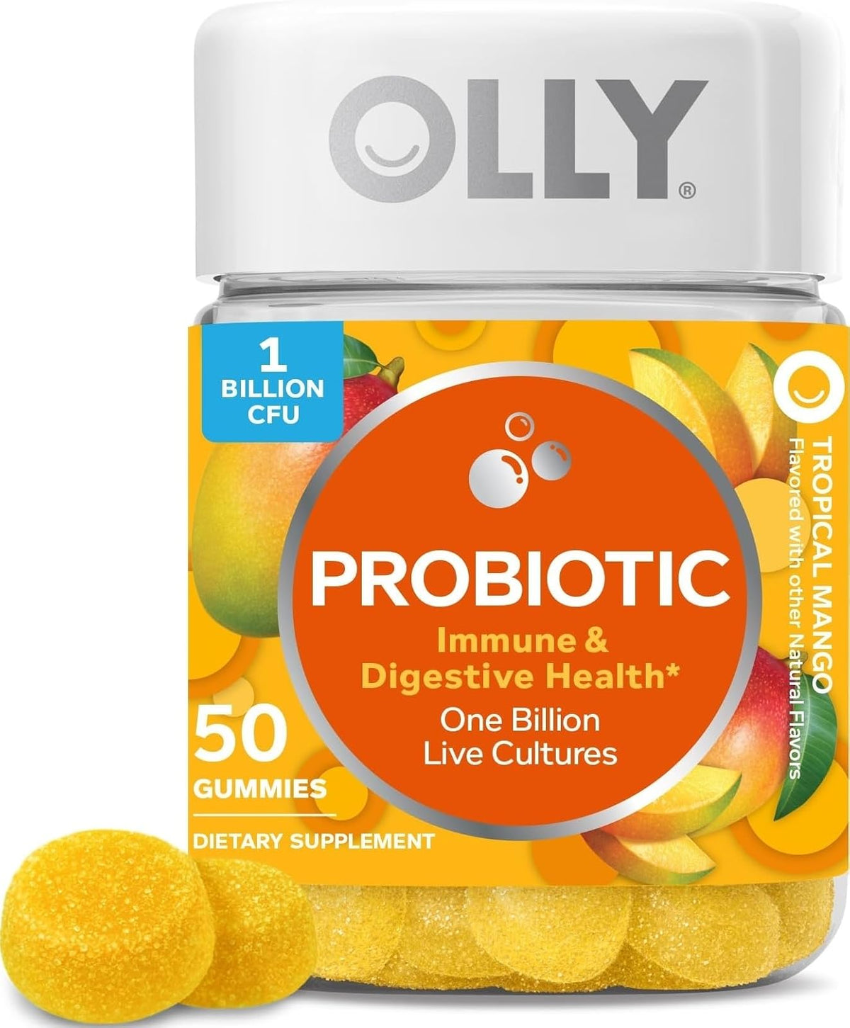 OLLY probiotic gummy for digestive health