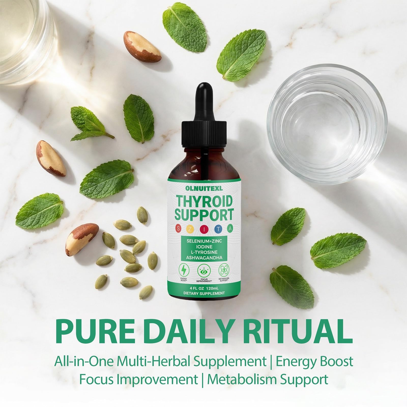 OLNUITEXL thyroid drops for balance