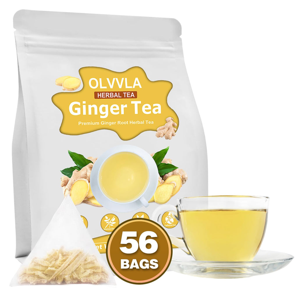 Olvvla ginger tea bags for wellness