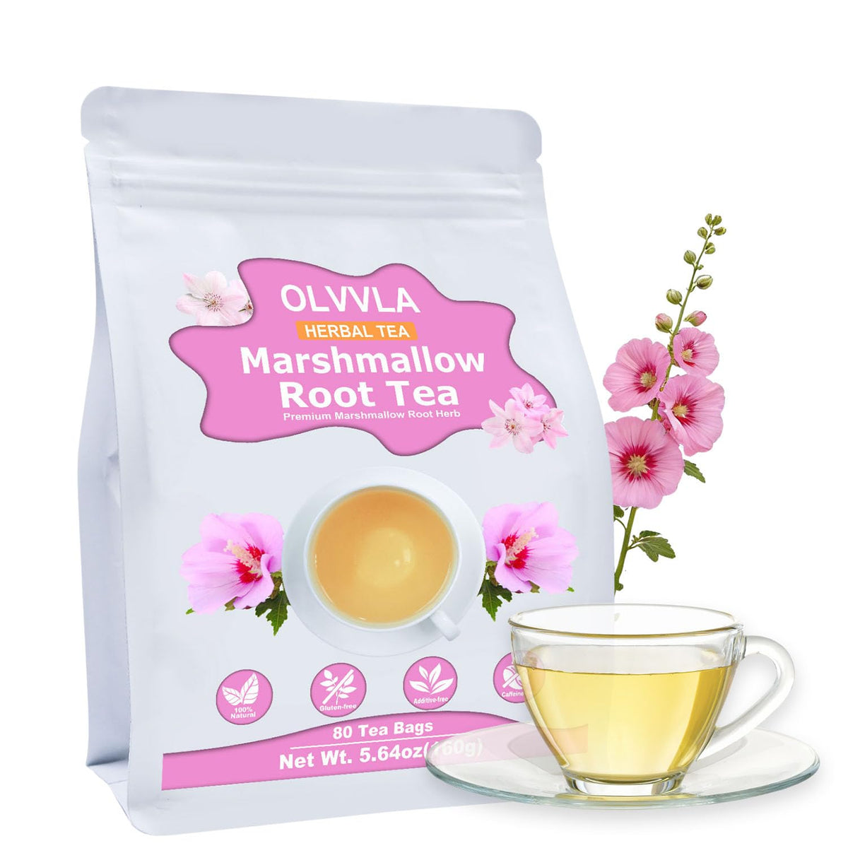 Olvvla marshmallow root tea bags