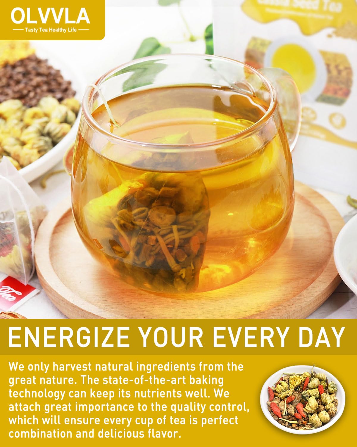 Olvvla tea for soothing benefits