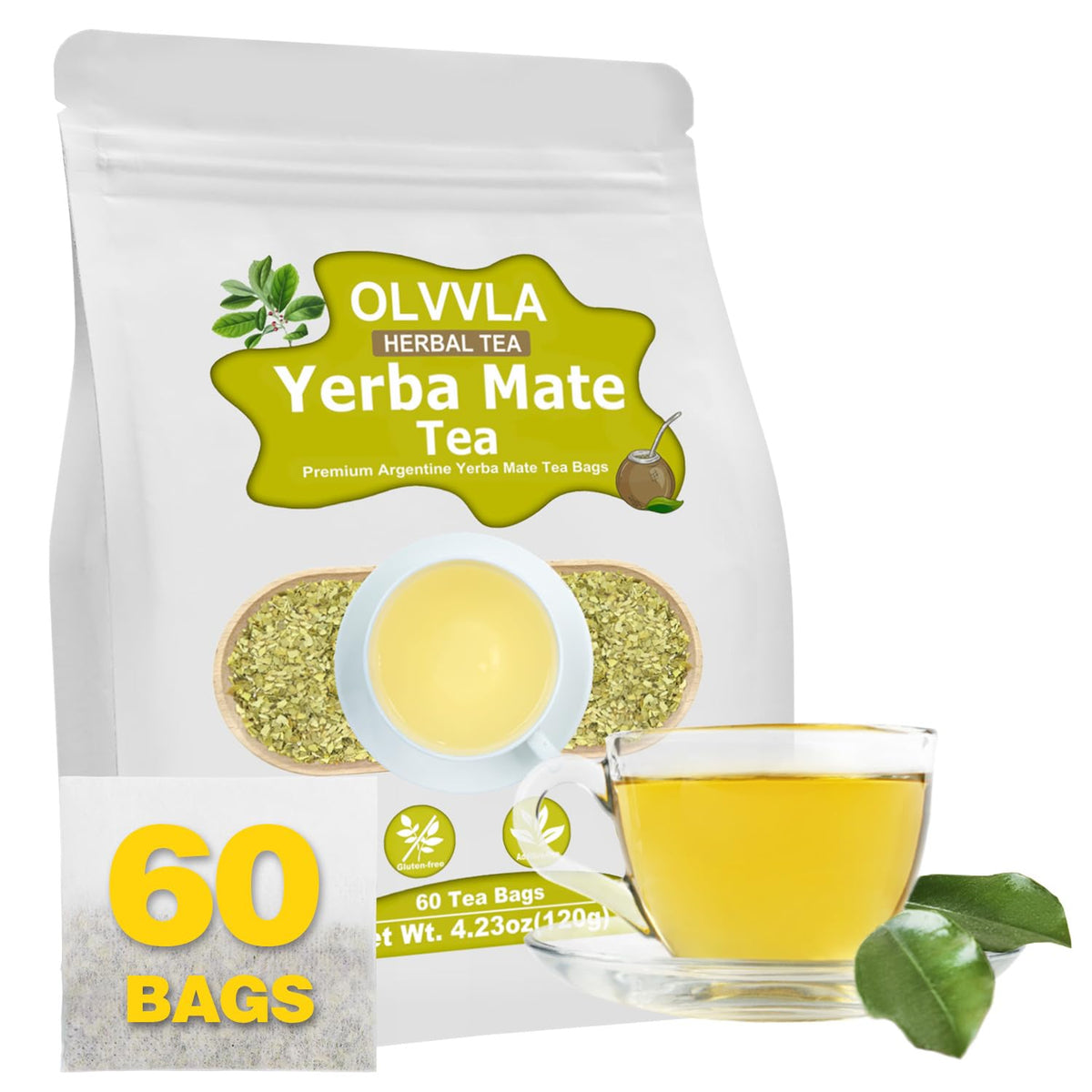 Olvvla yerba mate tea bags