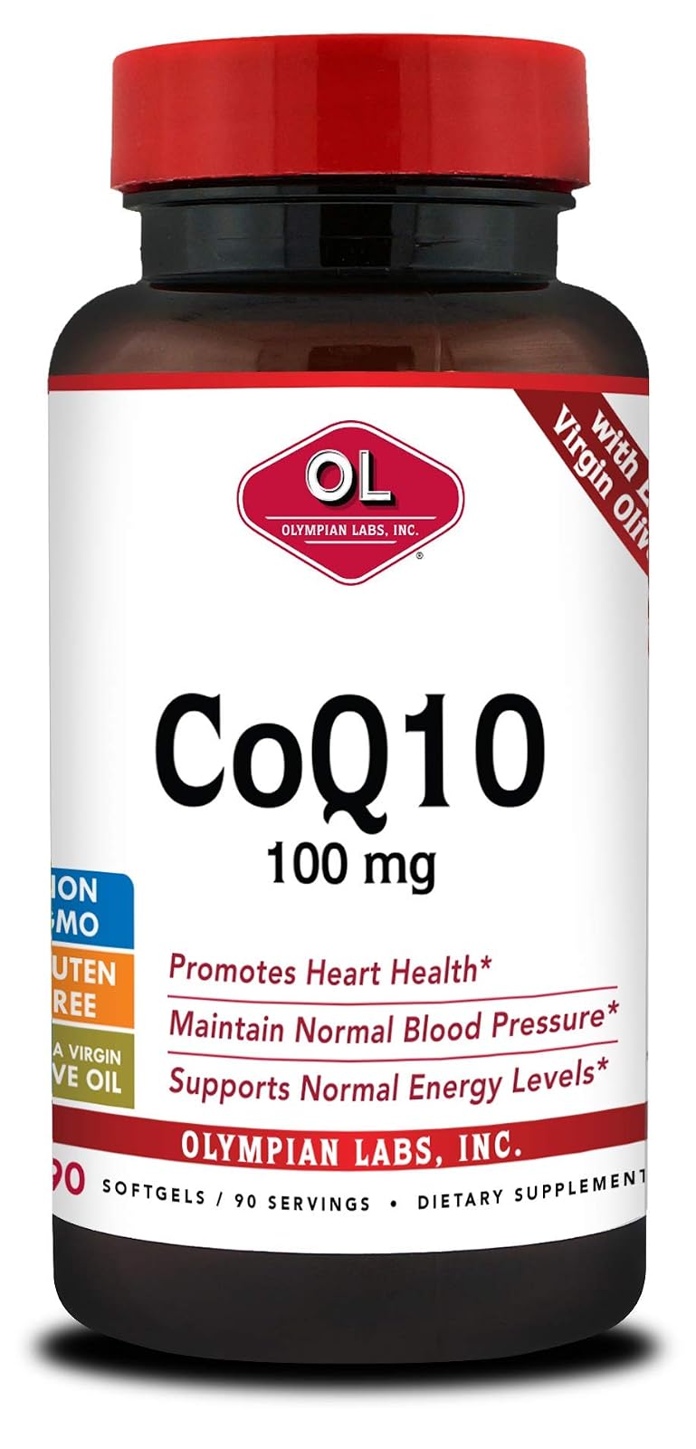 Olympian Labs CoQ10 softgels for heart health