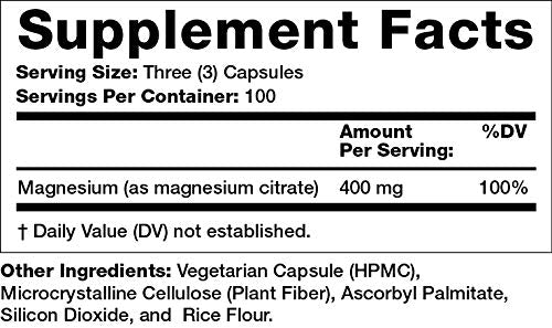 Olympian Labs magnesium 400 mg capsules