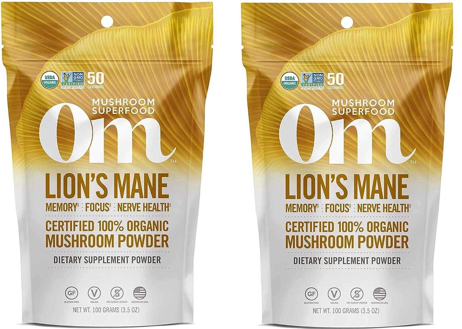 Om Lion's Mane powder for focus