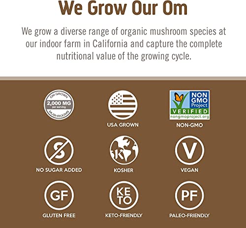 OM Mushroom capsules for mood support