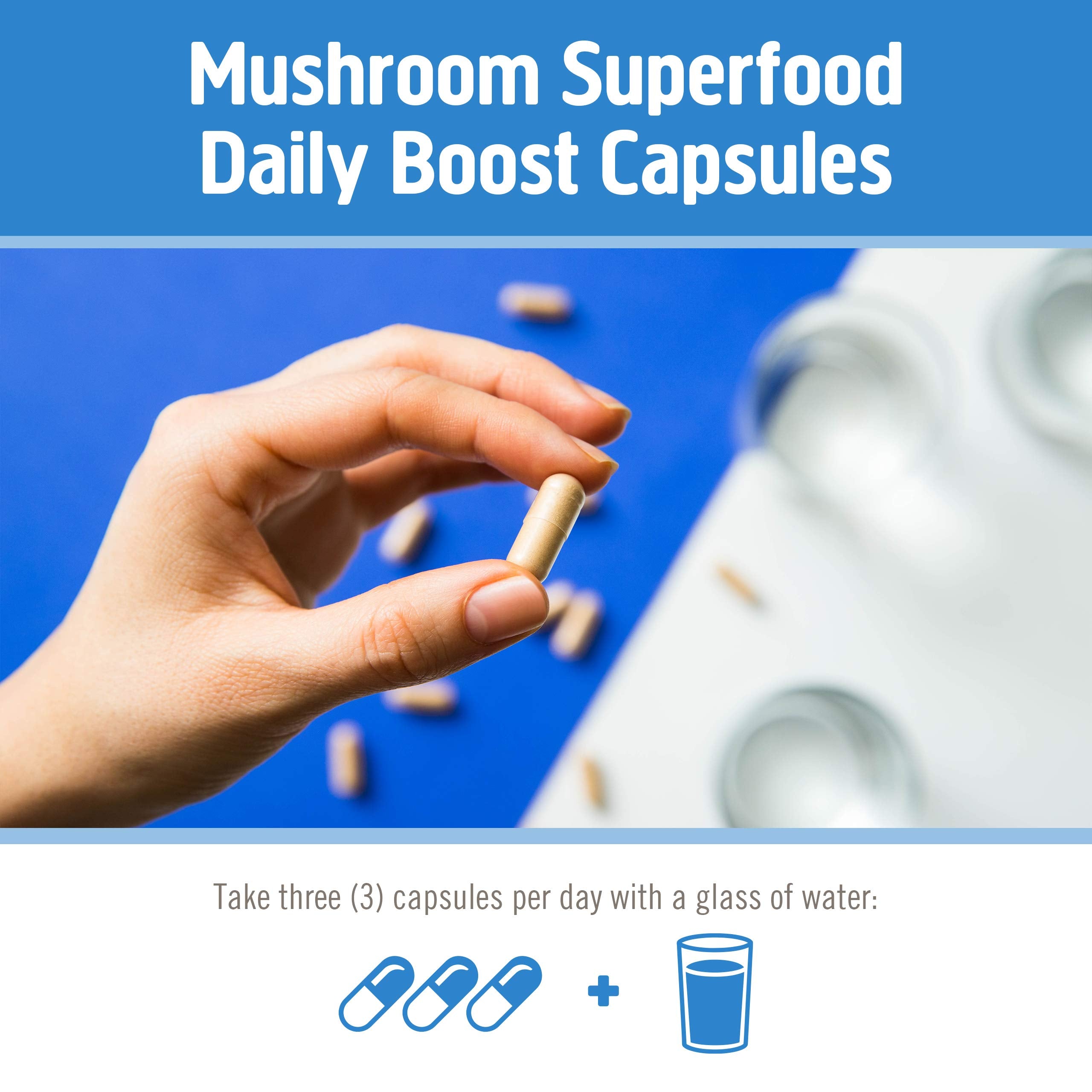 Om Mushroom Superfood for better breathing
