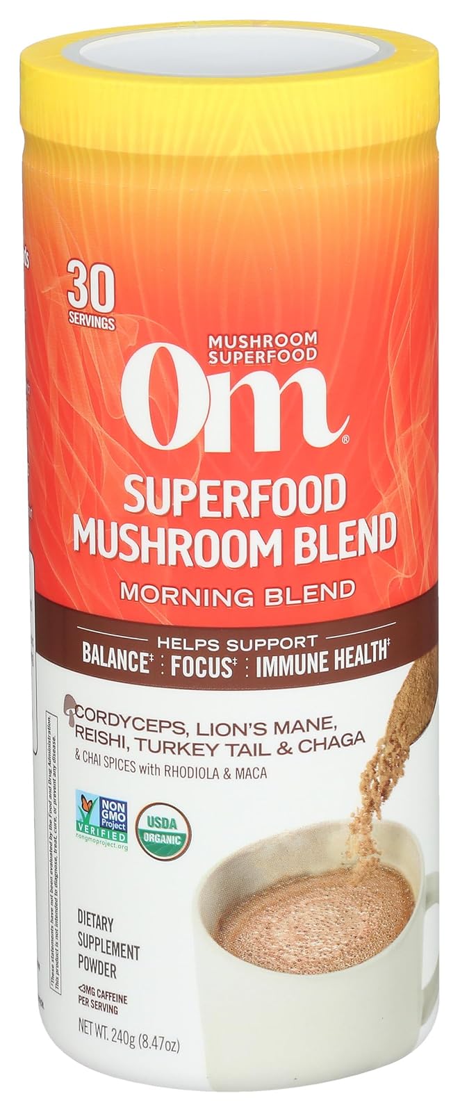 OM Mushroom Superfood morning energy boost