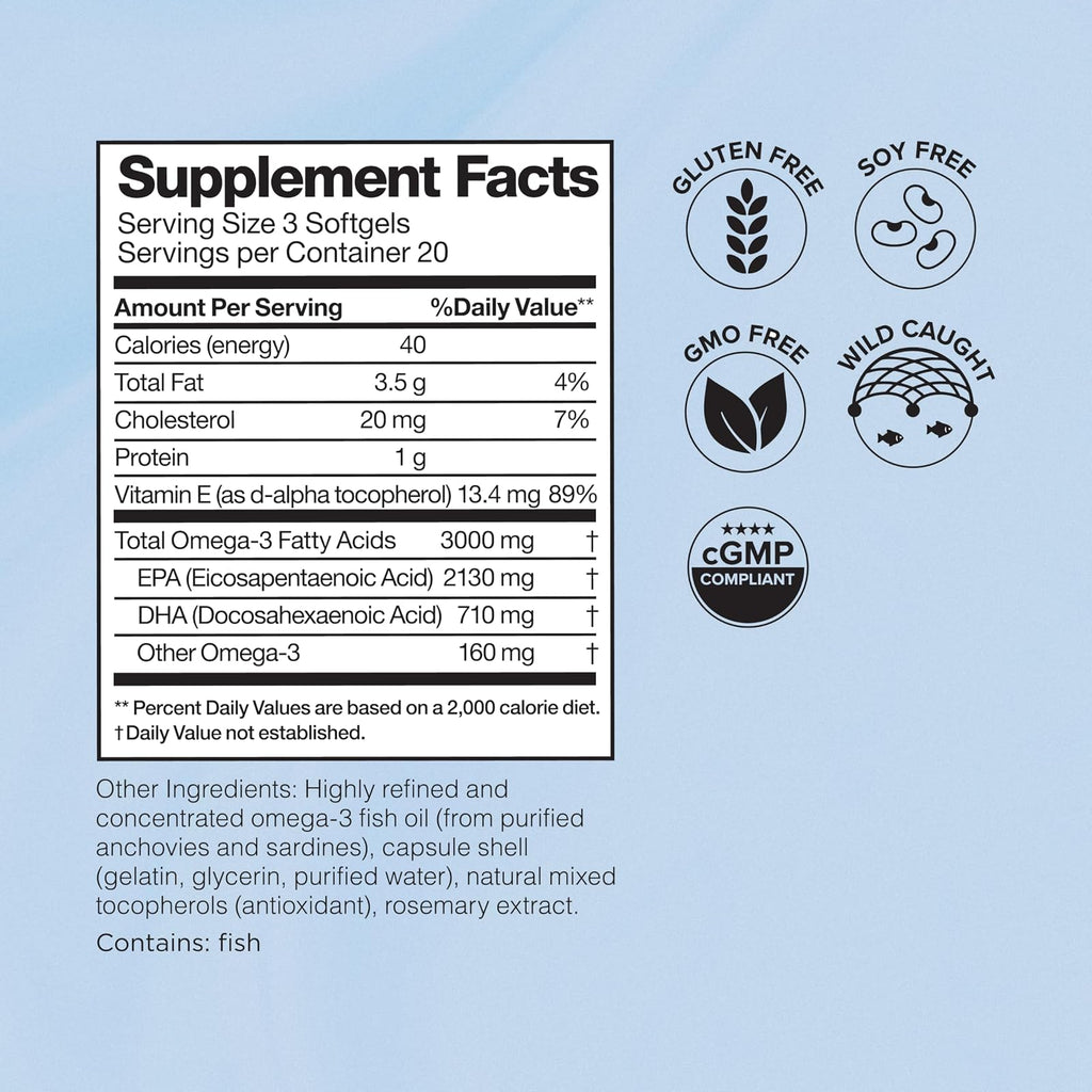 Omax3 fish oil for wellness