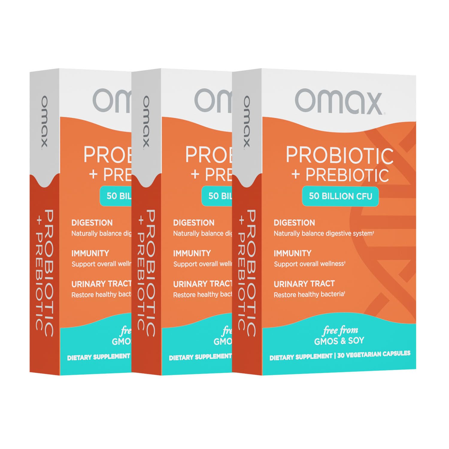Omax3 prebiotics for digestive health