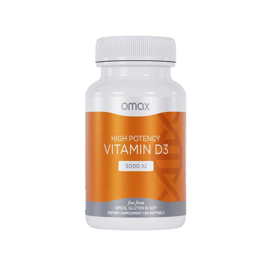 Omax3 vitamin D3 5000 IU softgels