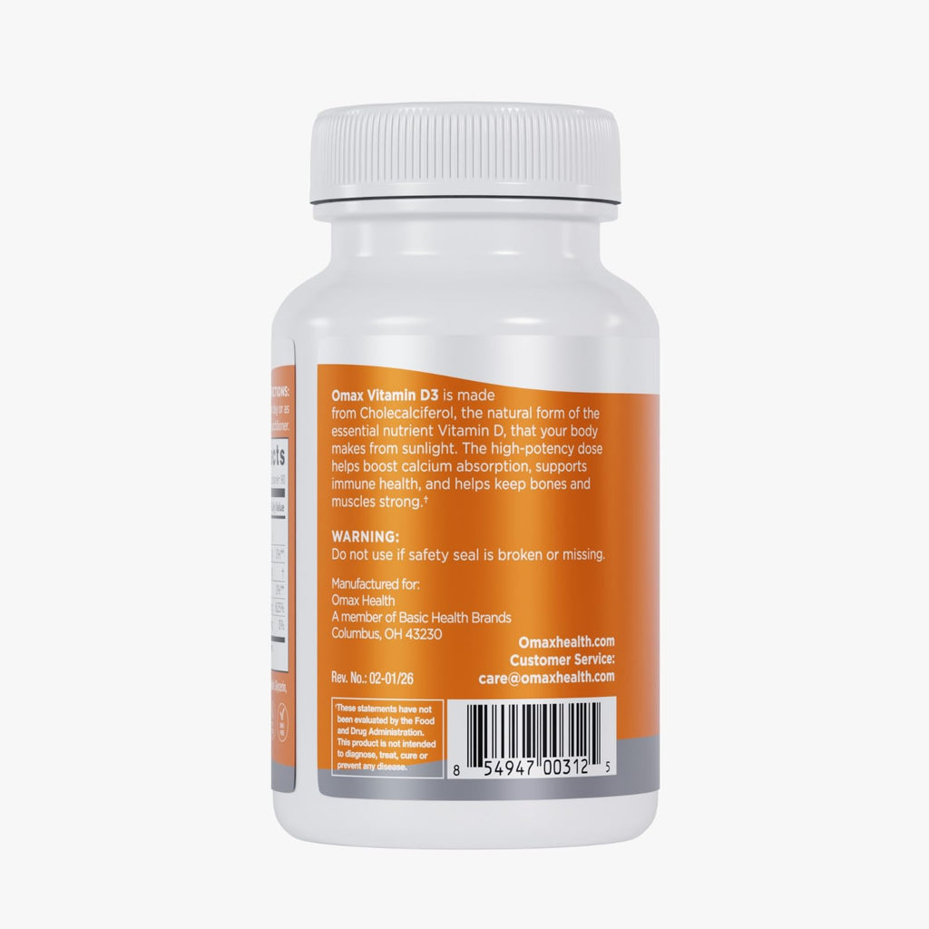 Omax3 vitamin D3 with K2 benefits