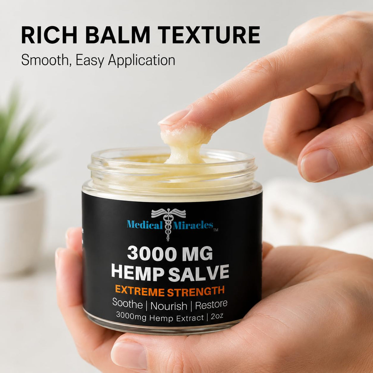 Omega 3-6-9 benefits in hemp salve