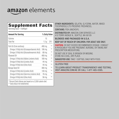 Omega 3-6-9 complex for balanced nutrition