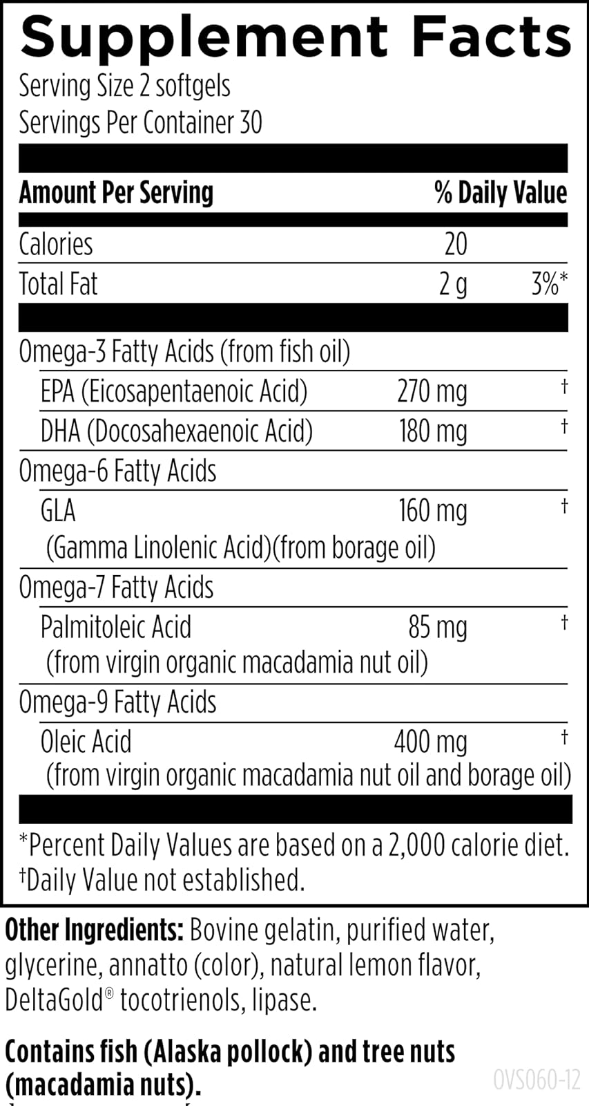 Omega 3-6-9 for heart health