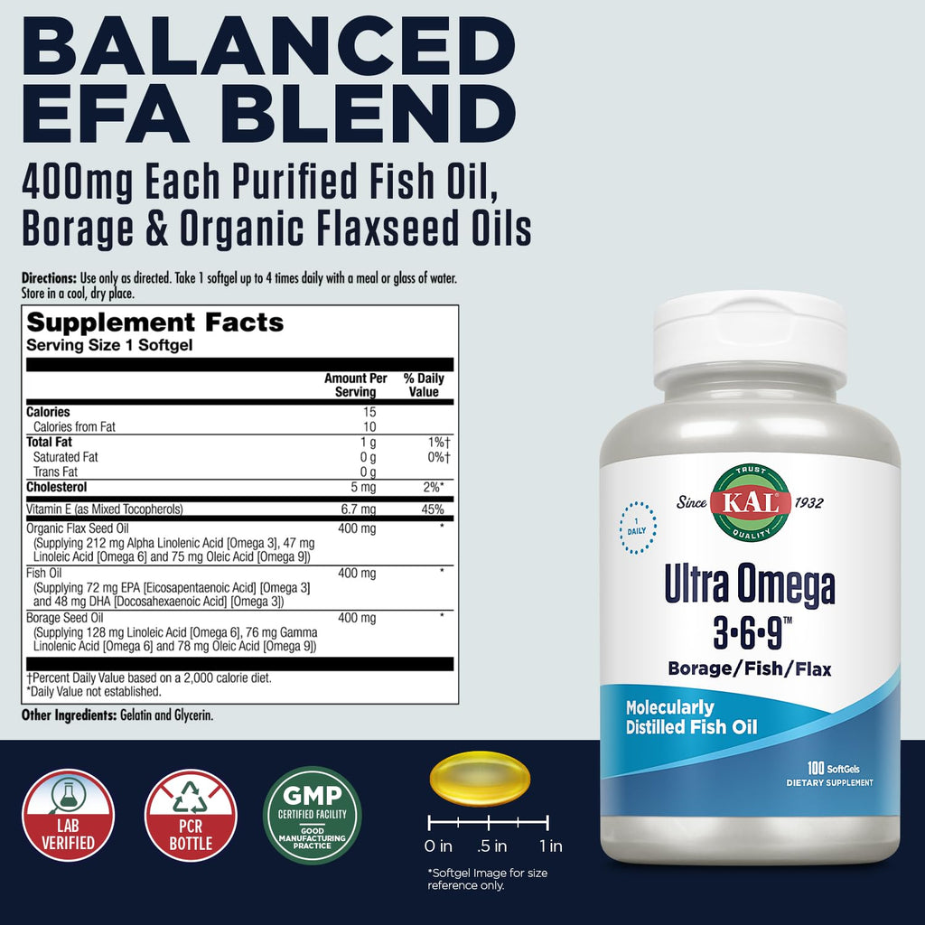 Omega 3-6-9 for heart support