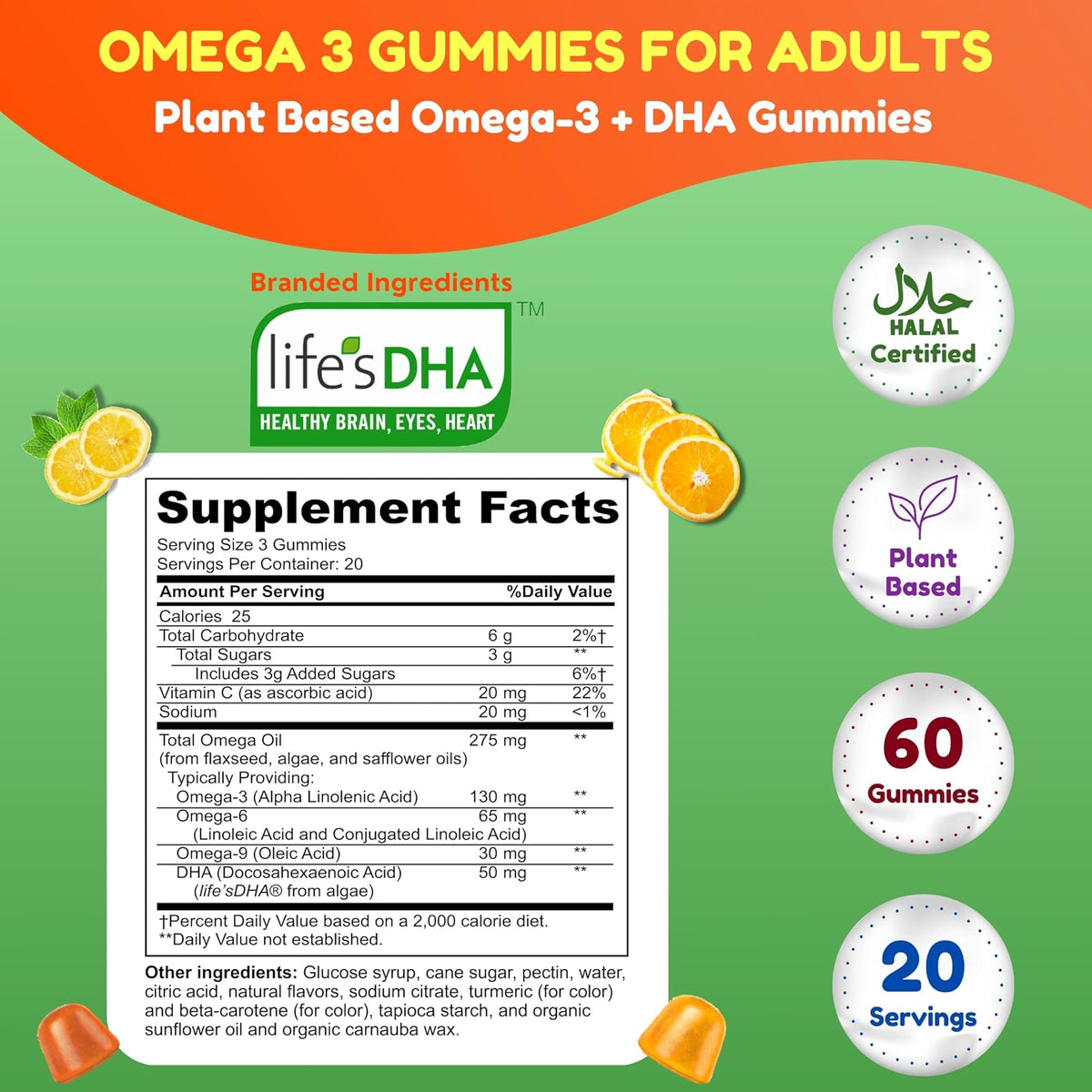 Omega 3-6-9 gummies for improved joint function