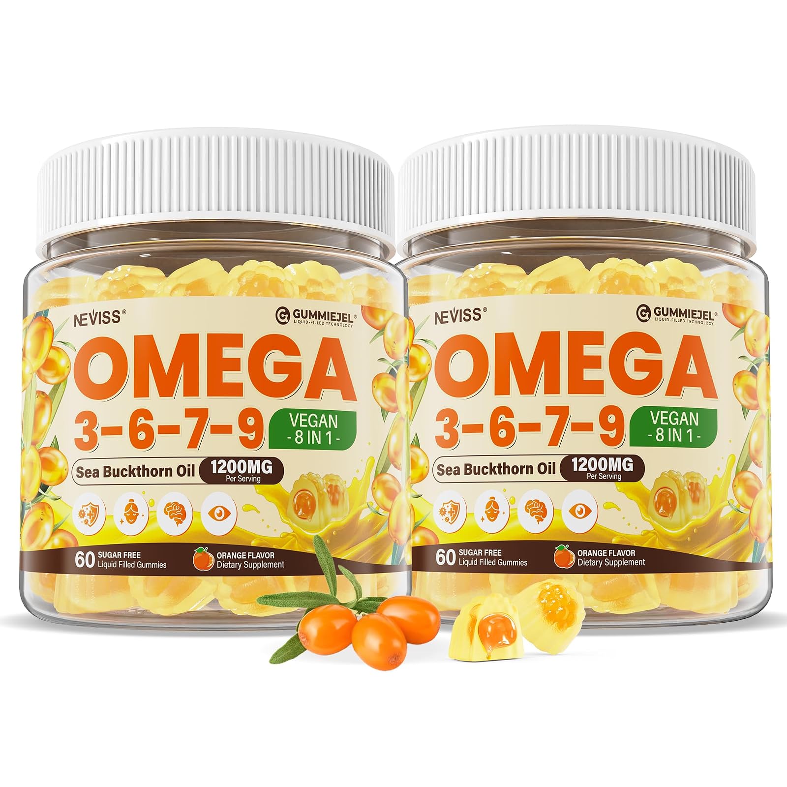 Omega 3-6-9 gummies for wellness